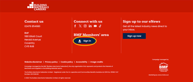How to Register and Log In to BM Careers